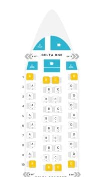 All Delta ONE SUITE routes with Flight Numbers | Premium-Flights.com