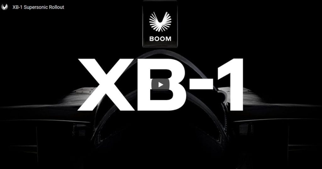 Boom Supersonic Unveiled Supersonic Prototype