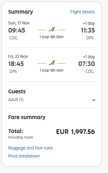 Etihad Airways Business Class Sale 2025